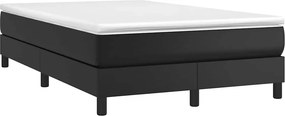 Rám postele s boxspringem černý 120 x 200 cm umělá kůže 3120688