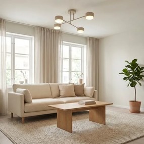 Brilagi - LED Přisazený lustr MONO 4xGX53/30W/230V béžová