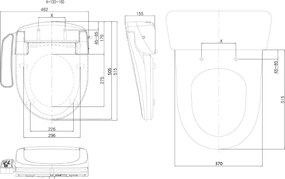 Sapho Blooming Eko Plus NB-1160D elektronický bidet