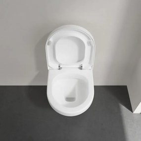 VILLEROY & BOCH Villeroy &amp; Boch ARCHITECTURA - Záchodové sedátko s poklopem Compact, s funkcí QuickRelease a SoftClose, bílá alpin 9M66S201