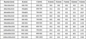 Mexen Lima Duo, sprchový kout s 2-křídlými skládacími dveřmi 80 (dveře) x 70 (dveře) cm, 6mm čiré sklo, černý profil + slim sprchová vanička 5cm bílá s černým sifonem, 856-080-070-70-02