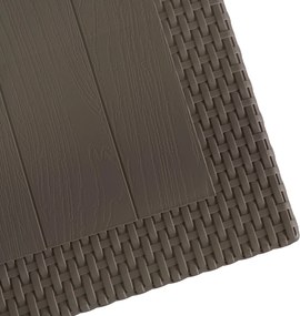 Zahradní stůl Fargo 119,5 cm hnědý