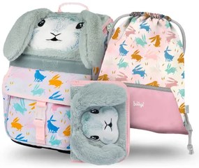 BAAGL Aktovkový set Zippy Bunny - aktovka, penál, sáček