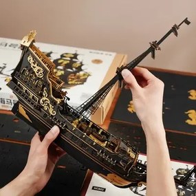 RoboTime 3D mechanická skládačka Plachetnice Mořský koník