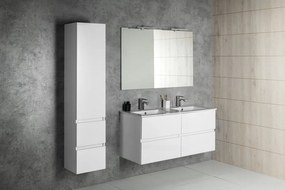 Aqualine Aqualine, PANEDA umyvadlová skříňka 45x55x34,2cm, bílá, PN245