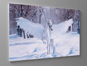 Liox Obraz pegas na sněhu Rozměr: 150 x 100 cm