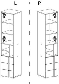 Meblar Regál Remo RM3