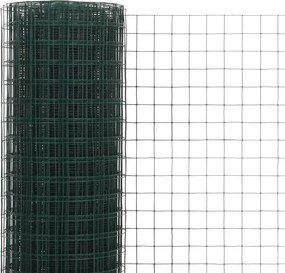 Pletivo ke kurníku ocel PVC vrstva 25 x 1,5 m zelené 143634