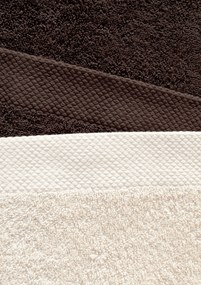 Bavlněný froté ručník BOHO 70x140 cm krémový