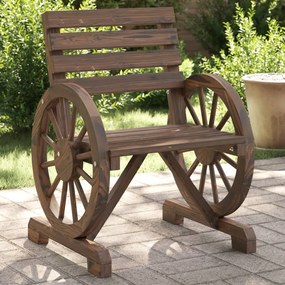 vidaXL Zahradní židle 2 ks 58 x 58 x 78,5 cm masivní jedlové dřevo [365102]