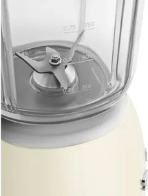 SMEG BLF03CREU béžová / Stolní mixér / 800 W / 1.5 l / 4 programy