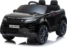 LEAN CARS Elektrické autíčko Range Rover Evoque černé lakované