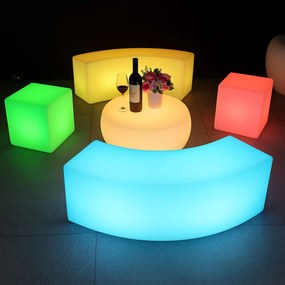 Svítící LED koule 30 cm – 6 RGB + 3 bílé