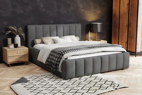 Postel MODEL 10 140x200 tmavěšedá - MAGIC VELVET 2241