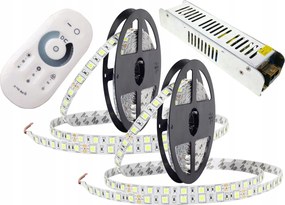 Set Led pásek 5050 IP20 10M Bílá Studená Dotyk