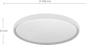 Brilagi - LED Stropní svítidlo CARLOS LED/24W/230V pr. 40 cm bílá