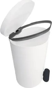 Denox Oval antracit / Odpadkový koš / Pedálový / 25 l / plast