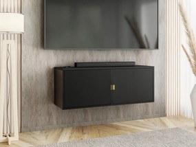TV skříňka LUNO 2 uzavřená TV skříňka černý