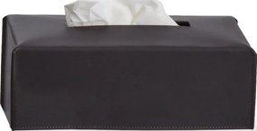 Box na kapesníky Nappa 24 cm černý