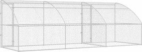 Psí kennel 3 ks Stříbrná 6 x 2 x 2 m Pozinkovaná ocel 3368339