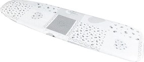 Bellatex Potah na žehlicí prkno Šedá,Bílá délka 110-120 cm a šířka 30–38 cm