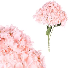 Hortenzie, barva: růžová. Květina umělá - KN6149-PINK