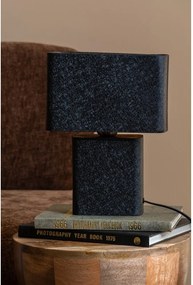 Černá kovová stolní lampa (výška 33 cm) Boaz Recto – Leitmotiv