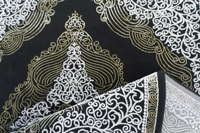 Berfin Dywany, Kusový koberec Elite 3935 Black Gold, 60x100, černá, kancelář
