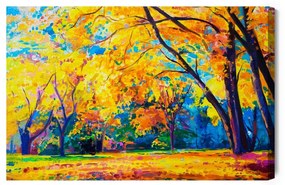 Obraz Podzimní Lesní Krajina Nedostatek Nedostatek Plátno Canvas 120x80