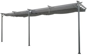 Antracitový terasový přístřešek Santana 3x6 m Garden Point