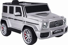 LEAN CARS Elektrické autíčko Mercedes G63 S306-1 stříbrné