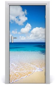 Fototapeta na dveře samolepící tropická pláž 85x205 cm