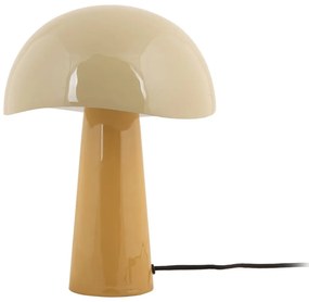 Okrově žlutá stolní lampa s kovovým stínidlem (výška 33 cm) Grato – Leitmotiv