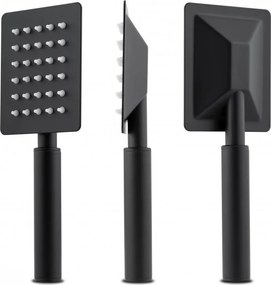 Erga Dual, podomítková sprchová souprava s dešťovou hlavicí 30x30 cm, i-BOX instalační systém, černá matná, ERG-YKA-BP.DUAL30-BLK