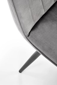 HALMAR K521 židle šedá