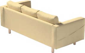 Potah na pohovku IKEA Norsborg 3-místná barva zelená látka pletený vzor