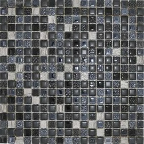 Mozaika Premium Mosaic černá 30x30 cm lesk MOSMSK22