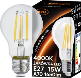 SADA 6x LED žárovka E27 15W 1650lm 4000K - neutrální bílá