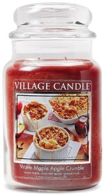 VILLAGE CANDLE Vonná svíčka - Jablečný koláč s javorovým sirupem Doba hoření: 105 hodin