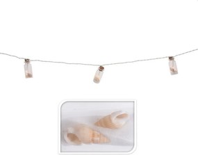 Mořská girlanda s LED – světle bílá 180 cm