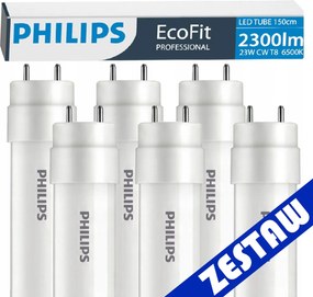 SADA 6x Philips LED trubic 150cm 23W 2300lm 6500K 20000h EcoFit