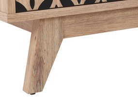 Televizní stolek ve světlém dřevě PRESCOT Beliani