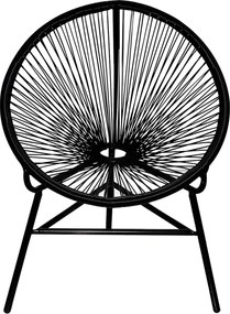 vidaXL Zahradní židle Acapulco polyratan [41383] Barva: Šedá