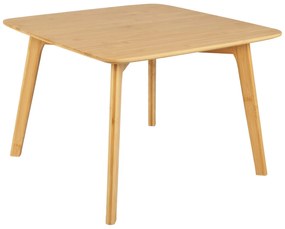 Konferenční stolek Bamboo světlé dřevo 50x50cm Leitmotiv