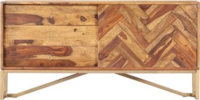 Příborník 118 x 30 x 60 cm masivní akáciové dřevo 247997