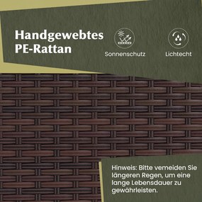 Costway 2-in-1 Venkovní skládací lavice Konvertibilní piknikový stůl a s kovovým