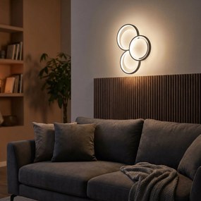 Toolight Toolight, LED stropní svítidlo, 30W, 4000K, 1500lm, APP1919-C, černá, OSW-66063