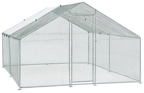 Juskys Venkovní klec pro slepice - 3x4x2m