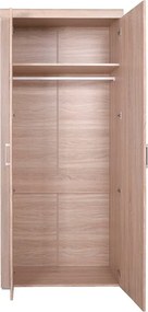 Skříň dvoudveřová Damis 90x203x55 cm Dub sonoma