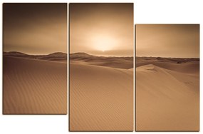 Obraz na plátně - Pouště Sahara 1131FD (135x90 cm)